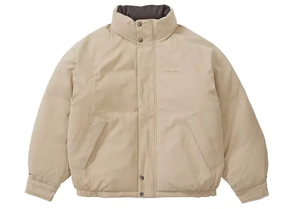 Supreme Reversible Down Puffer Jacket - Tan