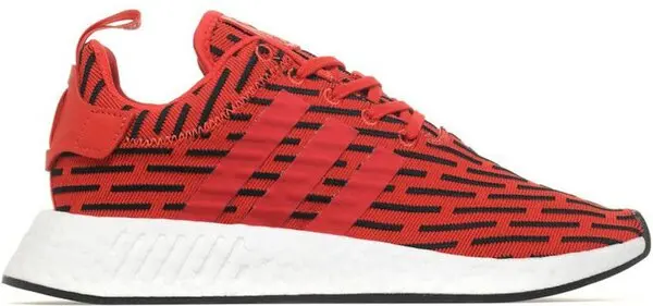 Adidas Nmd R2 Jd Sports Sneakers - Red/white/black