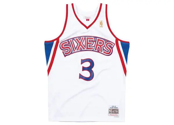 Mitchell & Ness Philadelphia 76ers 1996-97 Allen Iverson Swingman Jersey - White