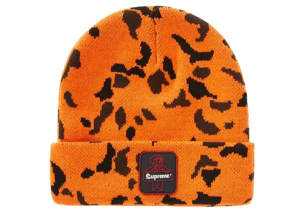 Supreme Refrigiwear Beanie - Orange Camo