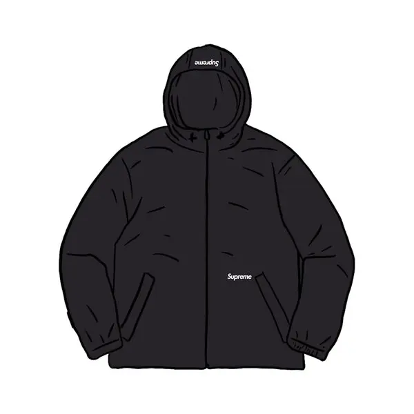Supreme Reflective Zip Hooded Jacket