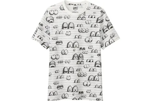 KAWS X Uniqlo All Over Eyes T-shirt