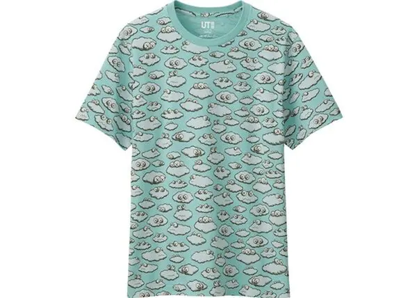 KAWS X Uniqlo All Over Clouds Tee Shirt