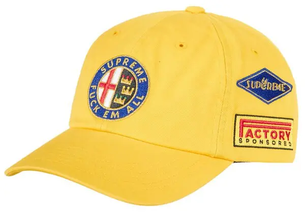 Supreme Racing 6-panel Cap - Yellow