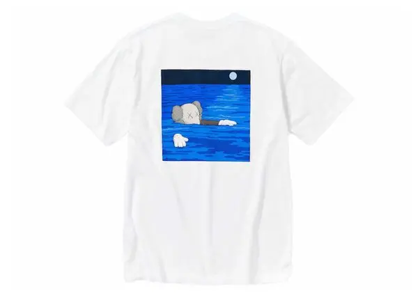 KAWS X Uniqlo Ut Artbook Cover T-shirt - White