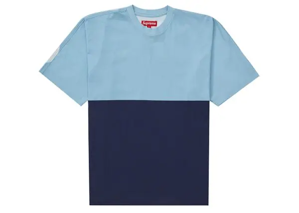 Supreme Split Short Sleeve Top - Blue