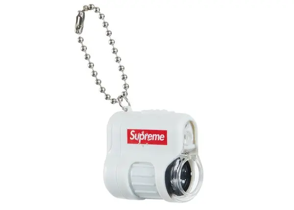 Supreme Raymay Pocket Microscope Keychain - White
