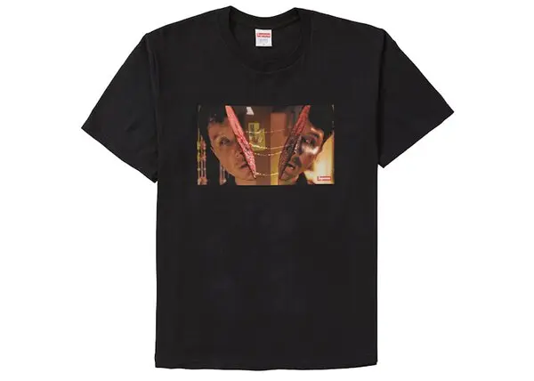 Supreme Split Tee Shirt - Black