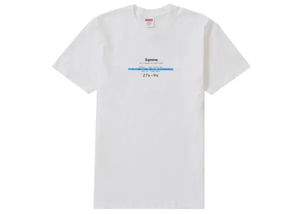 Supreme Standard Tee Shirt - White