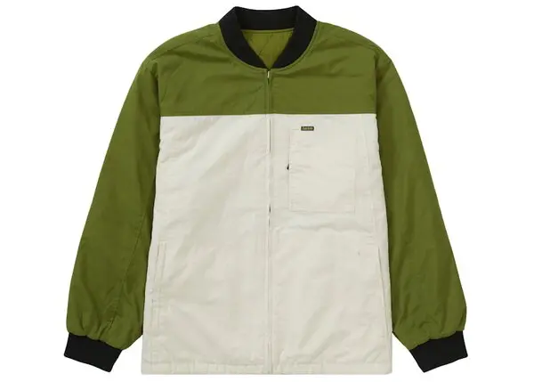 Supreme Reversible Tech Work Jacket - Green