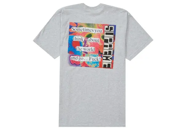 Supreme Static Tee Shirt - Grey