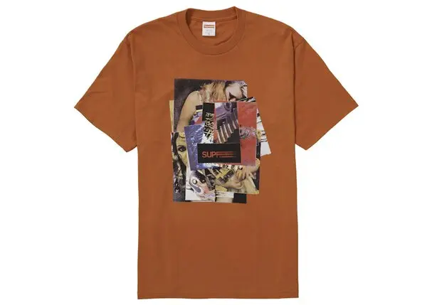 Supreme Stack Tee Shirt - Rust