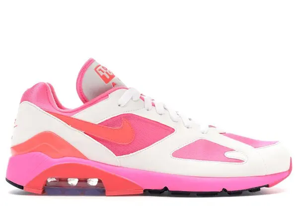 Nike Max 180 Comme Des Garcons Sneakers - Laser Pink/solar Red/white