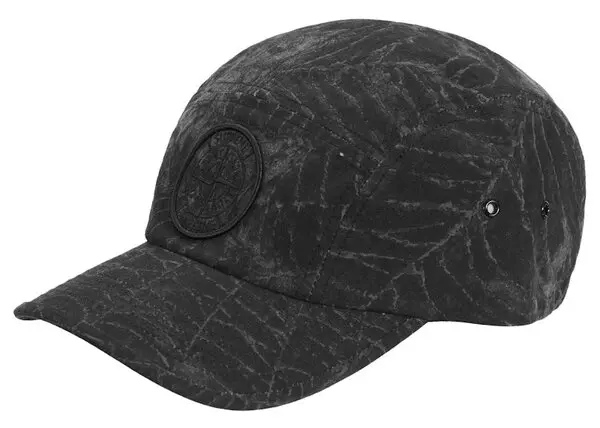 Supreme Stone Island Fw23 Camp Cap - Black