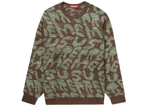 Supreme Stacked Sweater - Brown