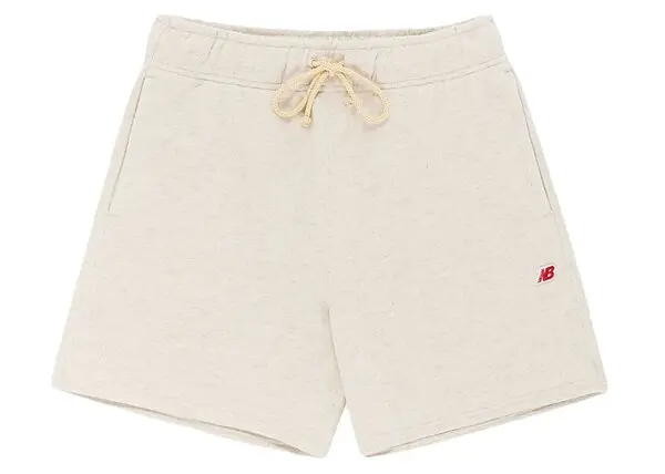 NEW BALANCE Made In Usa Core Shorts - Oatmeal Heather