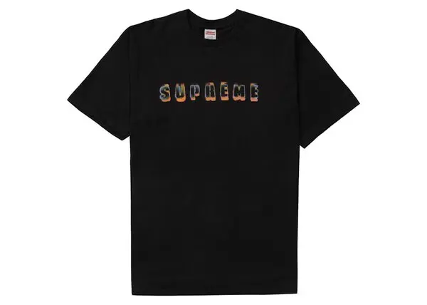 Supreme Stencil Tee Shirt - Black