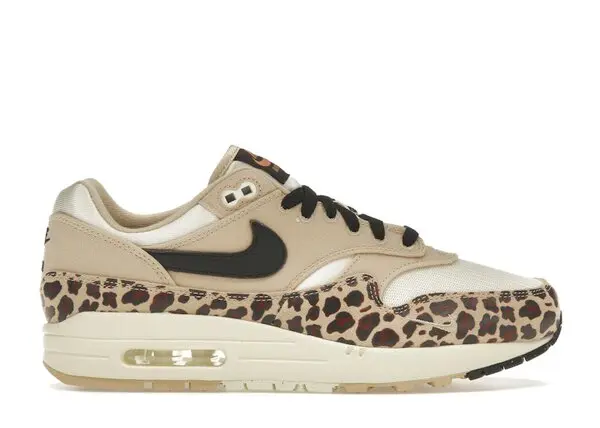 Nike Air Max 1 '87 Leopard Sneakers - Sesame/velvet Brown/coconut Milk