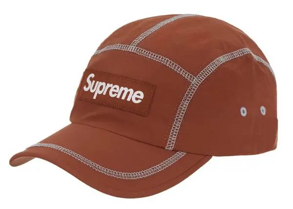 Supreme Reflective Stitch Cap - Brown