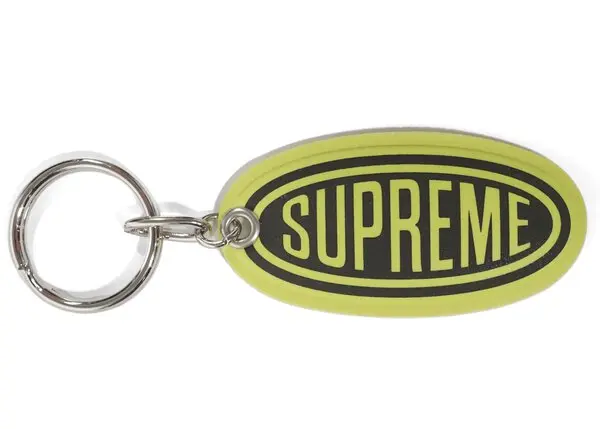 Supreme Reflective Keychain - Brilliant Green