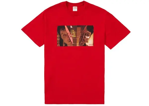 Supreme Split Tee Shirt - Red