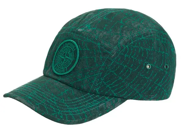 Supreme Stone Island Camp Cap - Dark Green