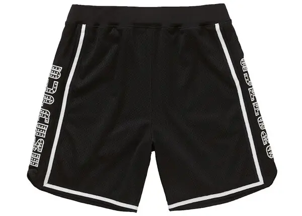 Supreme Rhinestone Basketball Short - Black