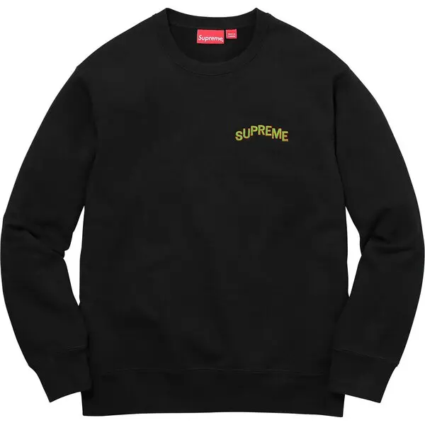 Supreme Step Arc Crewneck Sweatshirt - Black