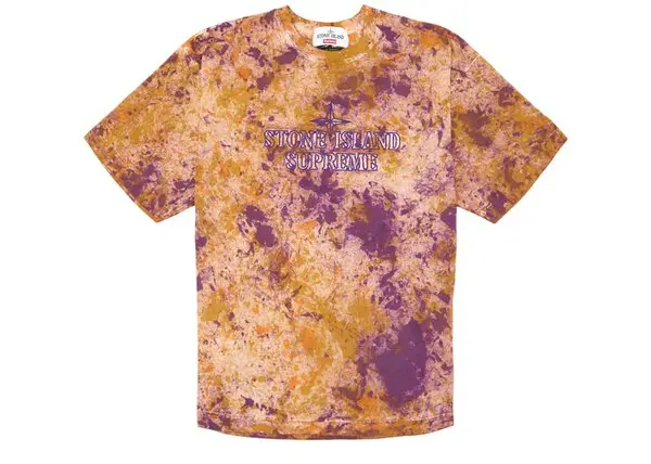 Supreme Stone Island Embroidered Logo Short Sleeve Top
