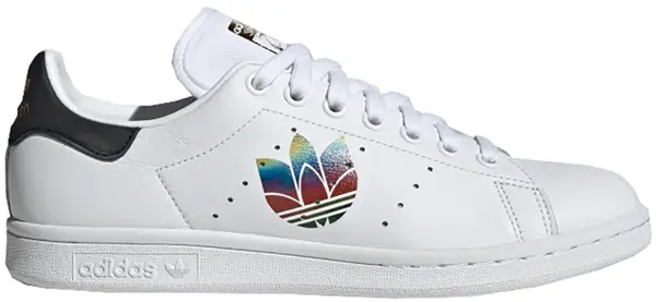 Adidas Stan Smith Trefoil Sneakers - Cloud White/core Black/gold Metallic