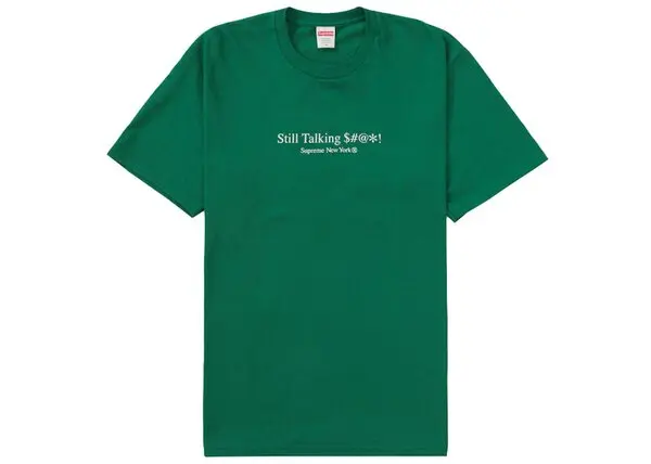 Supreme Still Talking Tee Shirt - Light Pine