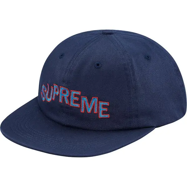 Supreme Stepped Arc 6-panel Cap