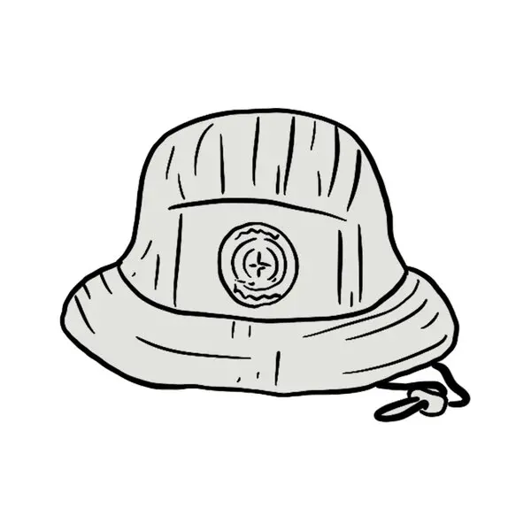 Supreme Island Corduroy Crusher Hat - Stone