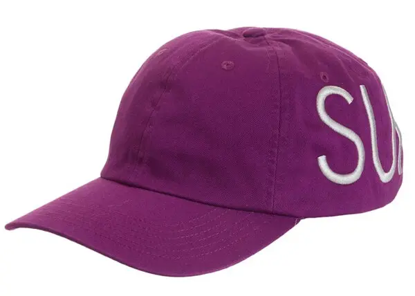 Supreme Spread 6-panel Cap - Plum