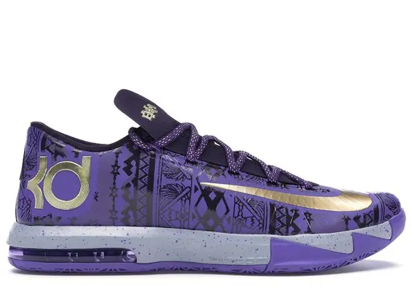 Nike Kd 6 Bhm Sneakers - Purple Venom/metallic Gold/purple Dynasty