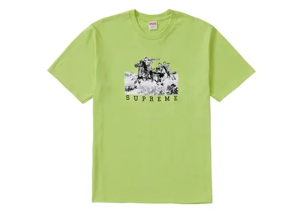 Supreme Riders Tee Shirt - Neon Green