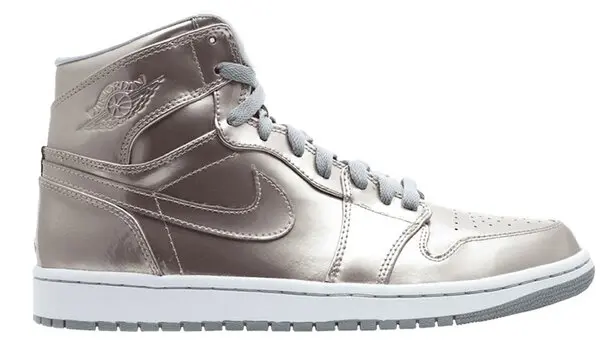 JORDAN 1 Retro High Top Sneakers - Metallic Zinc/shadow Grey