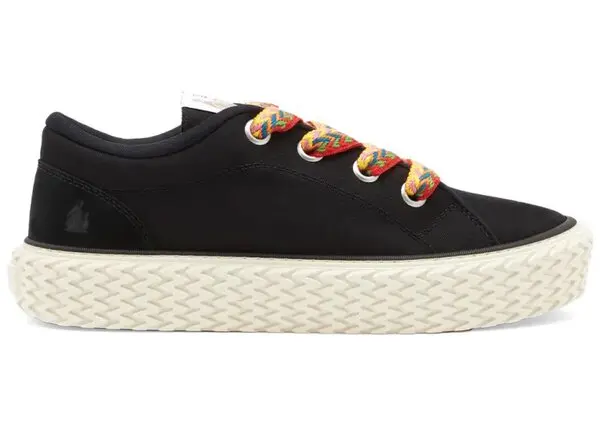 LANVIN Low Top Vulcanized Sneaker - Black