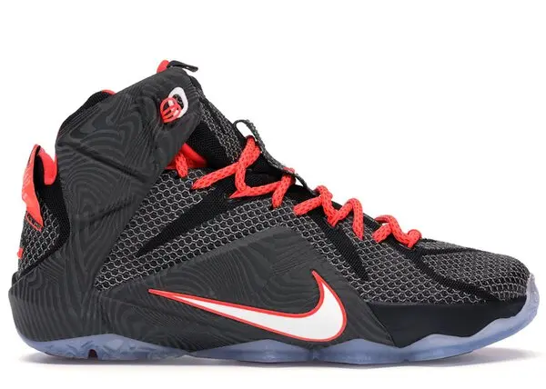 Nike Lebron Court Vision Sneakers - Black/white/bright Crimson