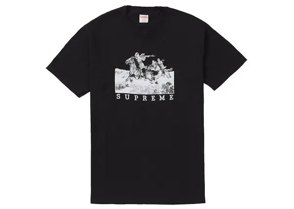 Supreme Riders Tee Shirt - Black