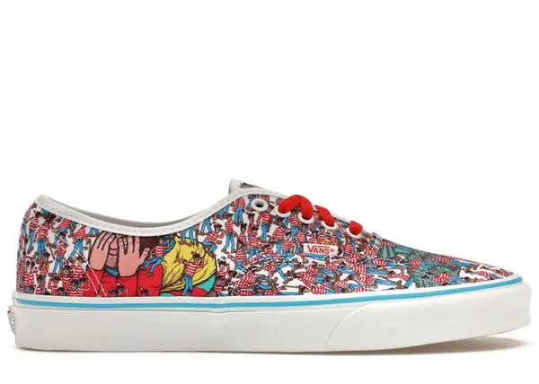 VANS Classic Authentic Where's Waldo Sneakers - Land Of Waldos