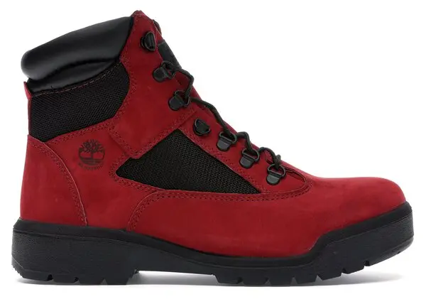 Timberland 6" Field Boots - Red/black