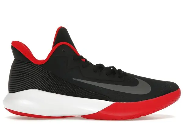 Nike Athletic Sneakers - Black/university Red/white