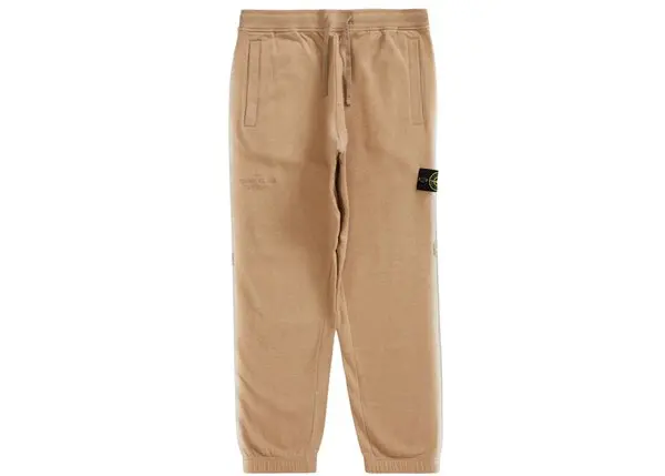 Supreme Stone Island Stripe Sweatpant - Tan