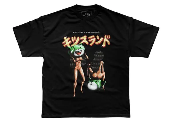 THE WEEKND Xo Kiss Land Professional T-shirt - Black