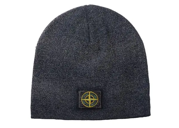 Supreme Stone Island Reflective Beanie - Navy Blue