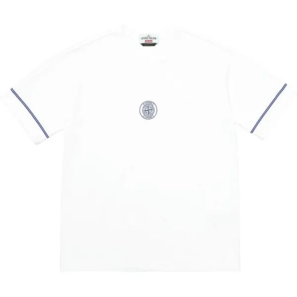 Supreme Stone Island Short Sleeve Top - White