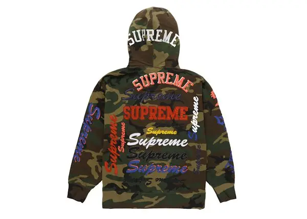 Supreme Logo Hooded Sweatshirt