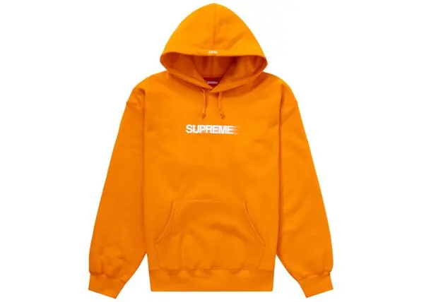 Supreme Motion Logo Hooded Sweatshirt - Orange