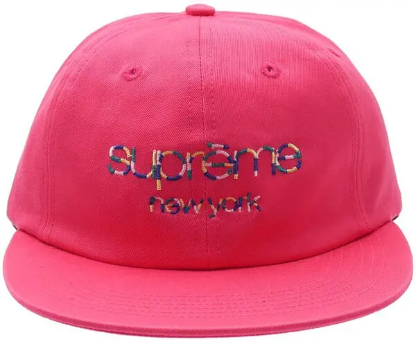 Supreme Twill 6 Panel Cap - Pink